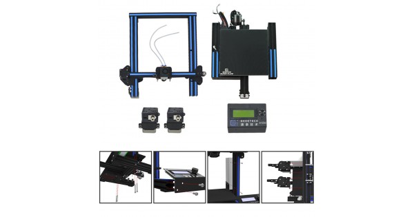 Buy Geeetech A10M 3D Printer, Mix Color | Dual Extrusion 3D Printing 2 ...